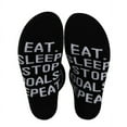 Soccer Socks Soccer Goalie Gift Eat Sleep Stop Goals Repeat Goal Keeper ...
