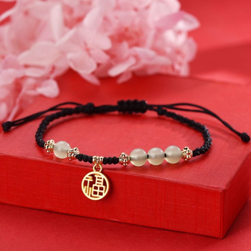 Retro Cute Good Luck Imitation Jade Bead Fortune Brand Sweet Women ... Retro Cute Good Luck Imitation Jade Bead Fortune Brand Sweet Women ...