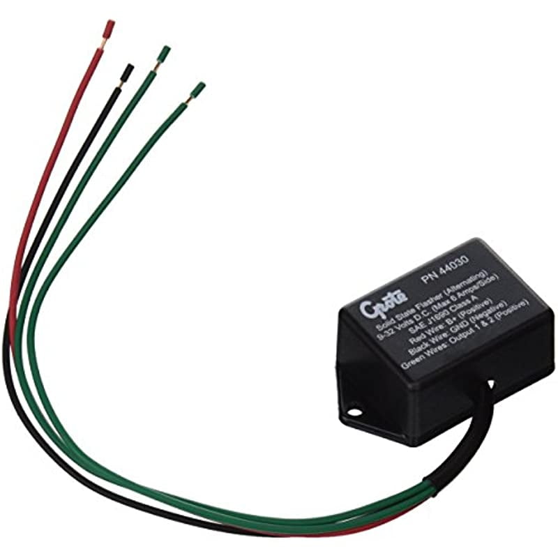 "Grote 44030 Solid-State Electronic Flasher (Alternating Flasher ...