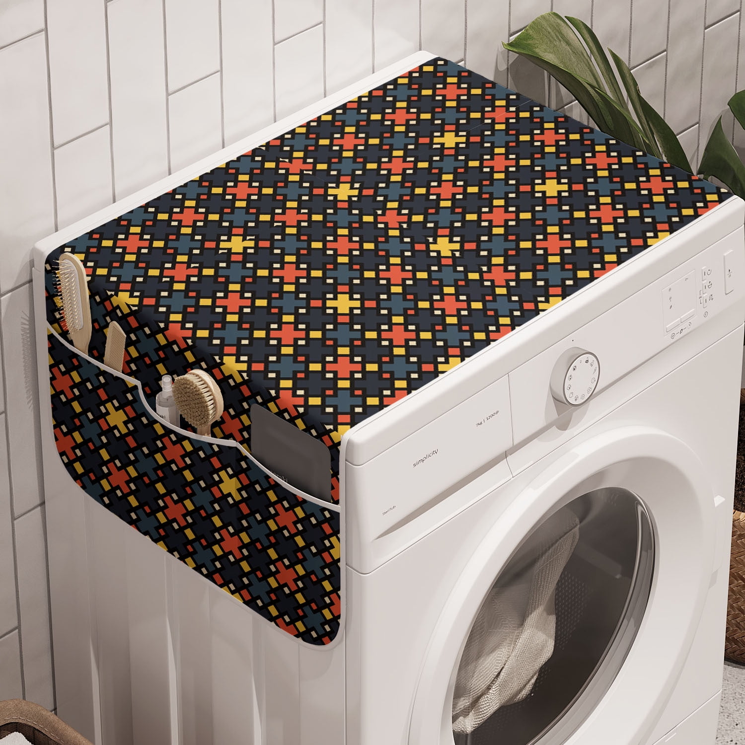 Abstract Washing Machine Organizer, Geometric Trippy Forms in Funky ...