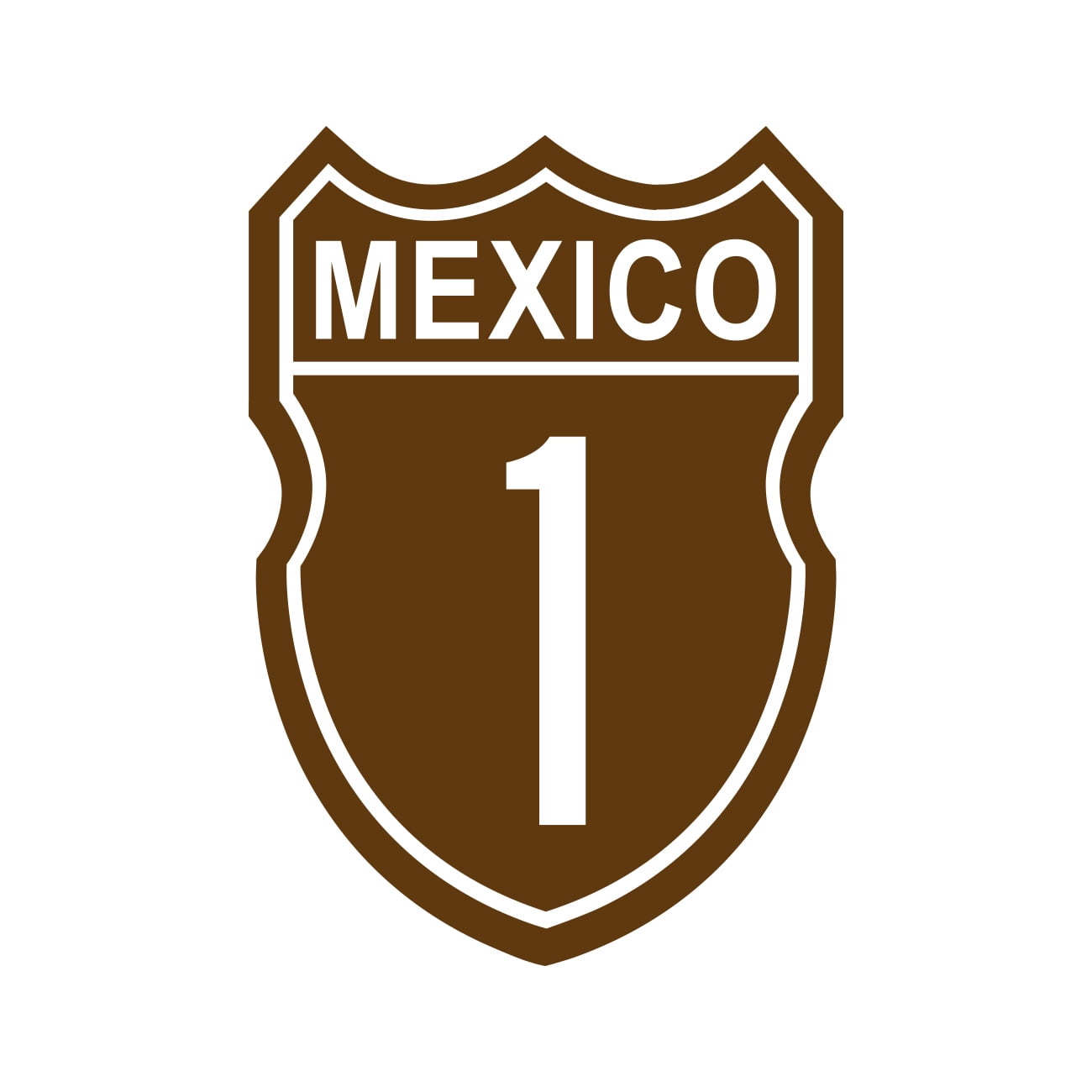 Baja Highway Mexico Sticker Decal Die Cut - Self Adhesive Vinyl ...