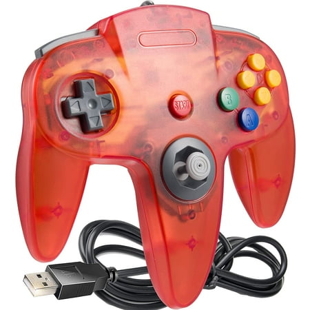 [USB Version] USB N64 Controller, XYCCA N64 Wired PC Gamepad [3D Analog ...