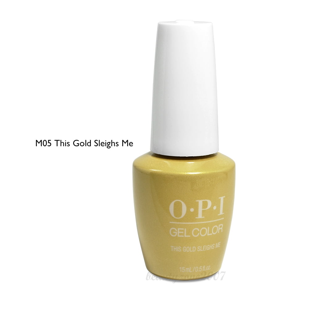OPI GelColor Gel Polish - Shine Bright Collection - This Gold Sleighs ...