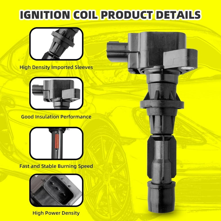 Spark Plugs 4 Energy Ignition Coil & Spark Plug For Mazda 3 6 MX-5 ...