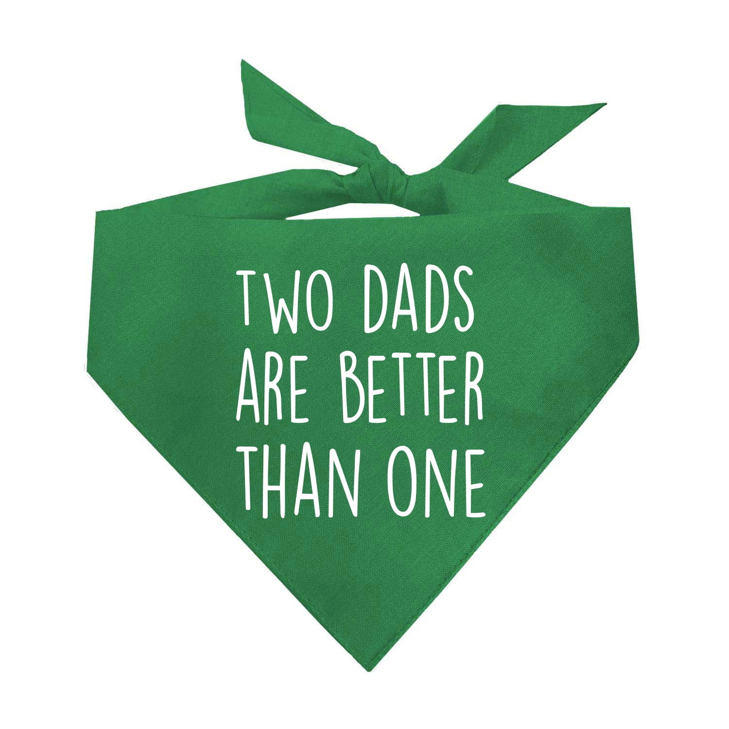 Two Dads Are Better Than One Gay Pride Triangle Dog Bandana - Walmart.com