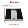 Health O Meter Medical Body Machine, Dial Scale, 270-lb Weight Capacity ...