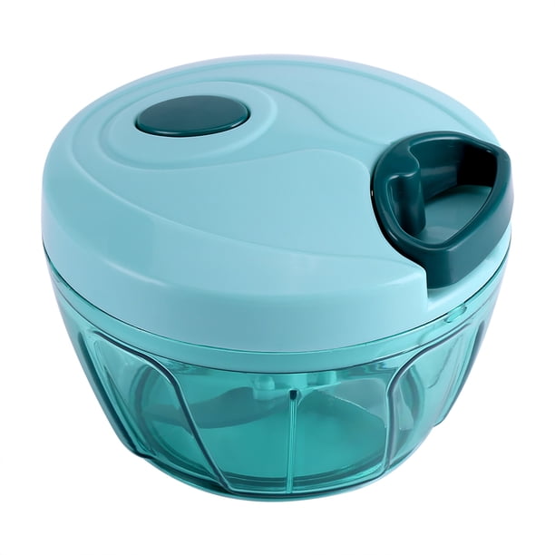 Manual Kitchen Food Processor Chopper Hand-Powered Onion Garlic Ginger ...