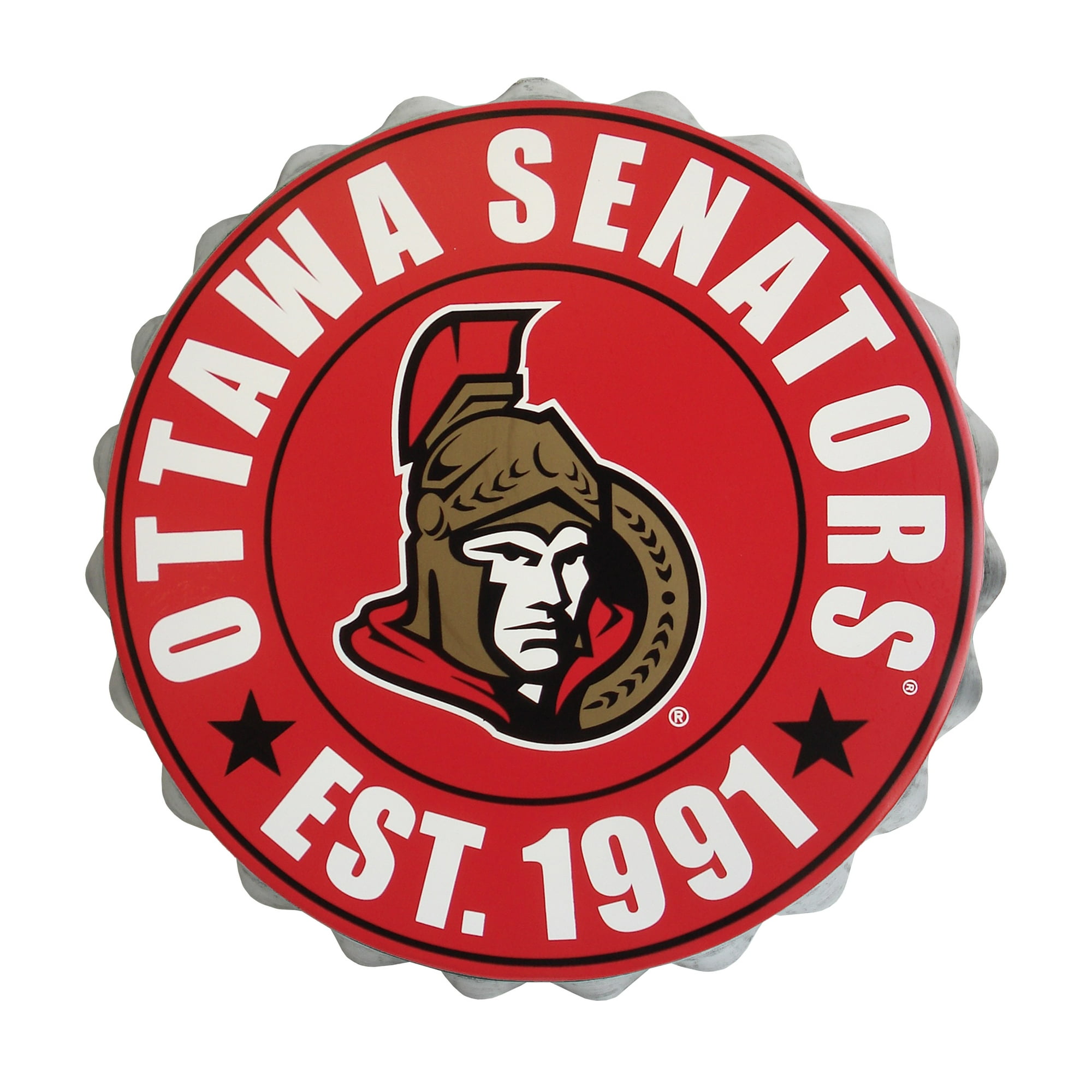 Click here for Forever Collectibles Ottawa Senators Bottle Cap Wa... prices