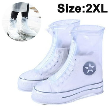 Deago Waterproof Shoe Covers Non-Slip & Foldable Rain Boot Shoe Cover ...