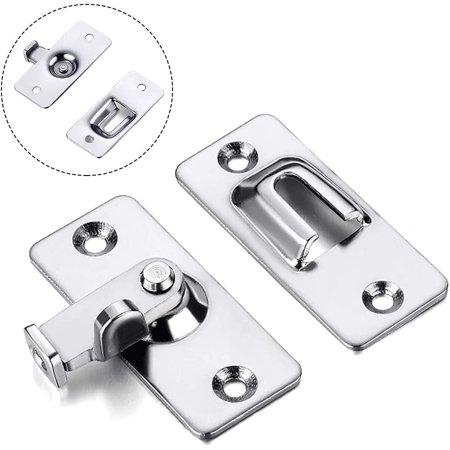 TILIYHELLO 2 Pack 90 Degree Door Latch Stainless Steel Small Door Latch ...