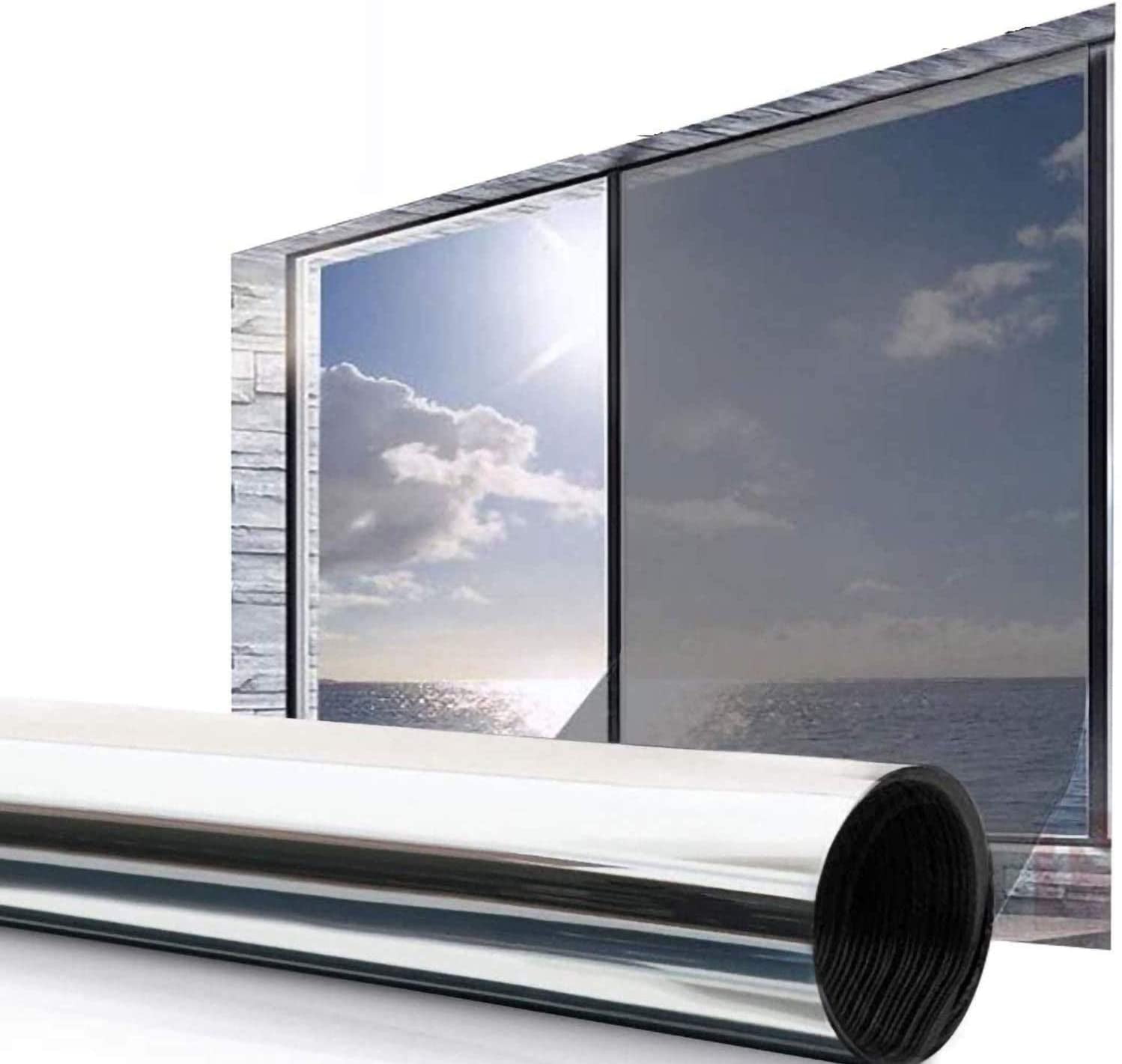 One Way Mirror Window Film Window Tint Film Anti Uv For Home And