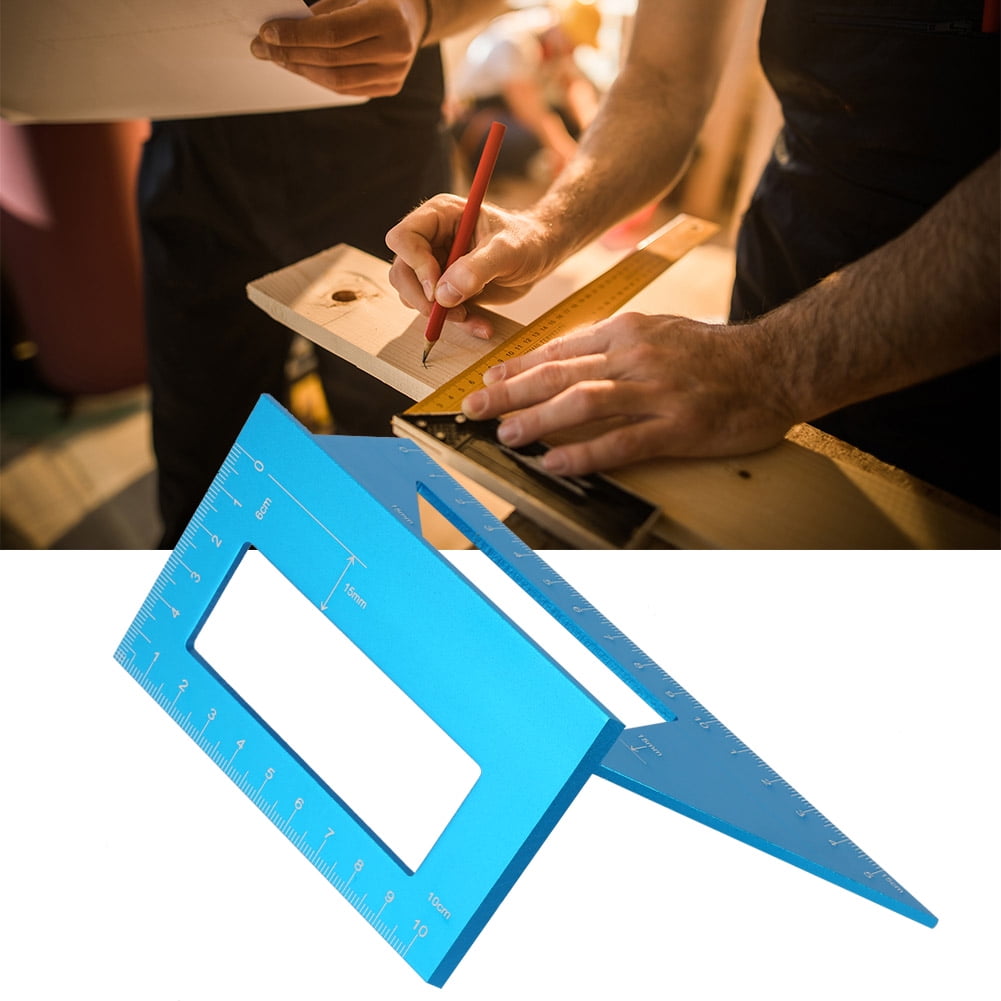 Regla de ángulo para carpintería, regla de grados de aluminio ...