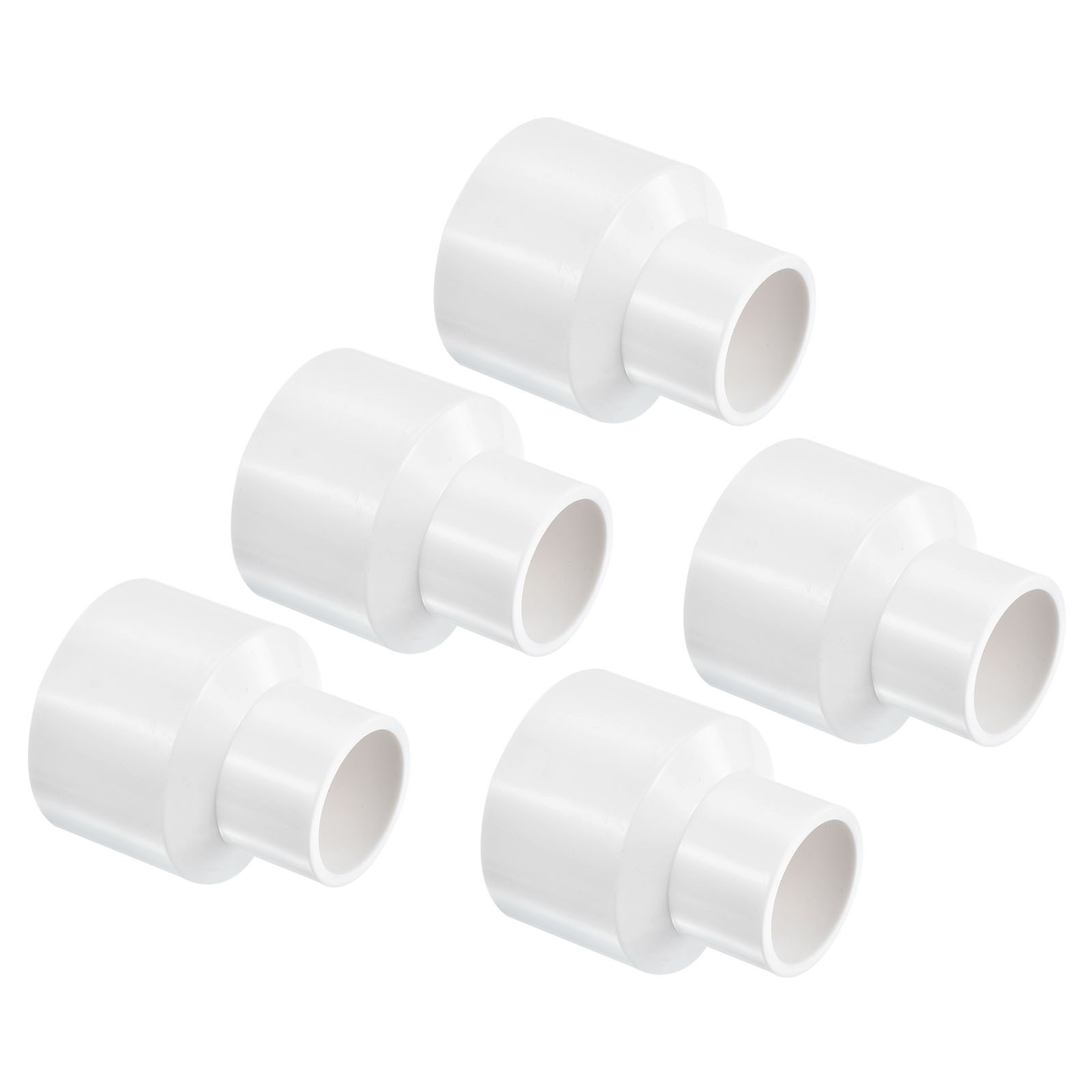 Uxcell 40mm to 25mm ID PVC Reducer Pipe Fitting Straight Adapter ...