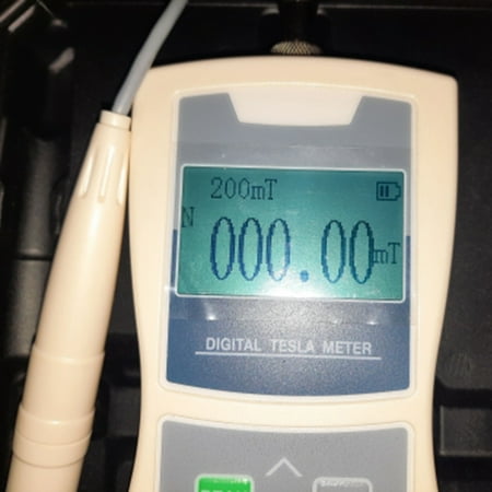 Digital Meter Magnetic Flux Meter Surface Magnetic Field Tester 5% ...