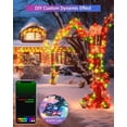 99FT 300LED Dynamic Smart Programmable Holiday Decor RGB String Lights ...