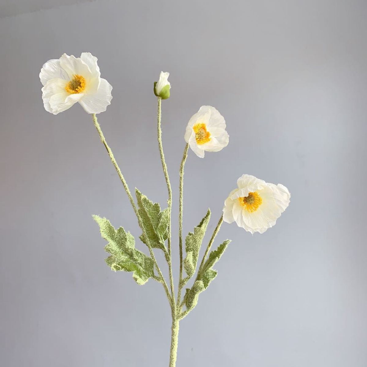 Wedding Decoration Bridal Real Touch Gorgeous Realistic Flocking Stem ...