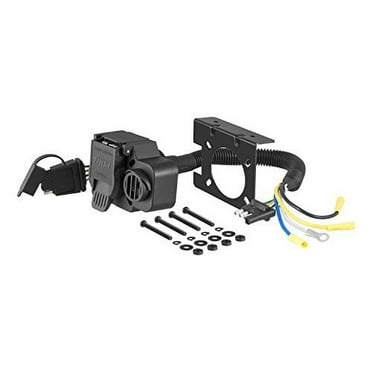 CURT 55774 Dual-Output Vehicle-Side 7-Pin, 4-Pin Connectors, Factory ...