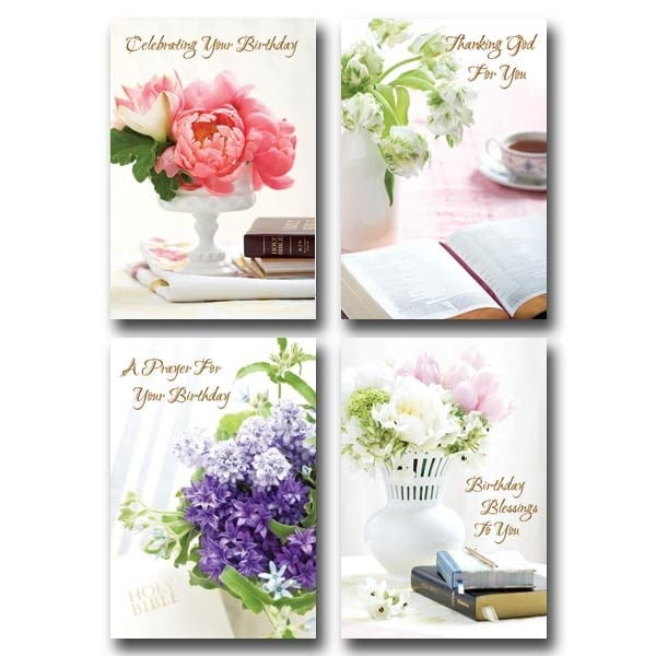 Card Boxed Birthday Lustrous Box Of 12