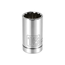 Powerbuilt 1/2 Inch Drive x 14 MM 12 Point Shallow Socket - 642012 ...