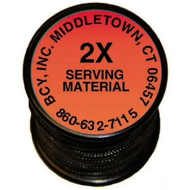 BCY 62 .02 60 yds. Braided Center Serving, Black/White - Walmart.com