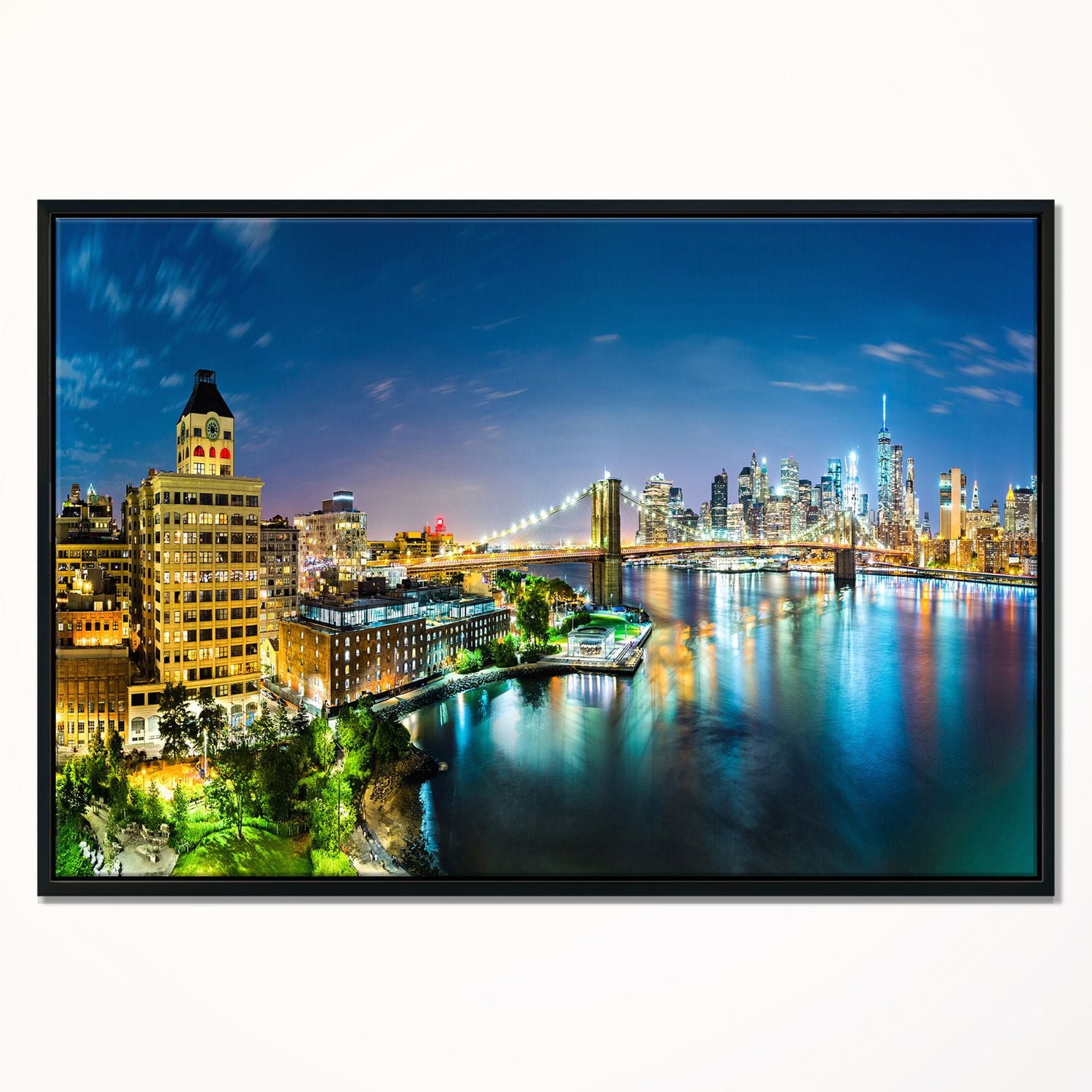 Click here for Designart Design Art Colorful New York City Panora... prices