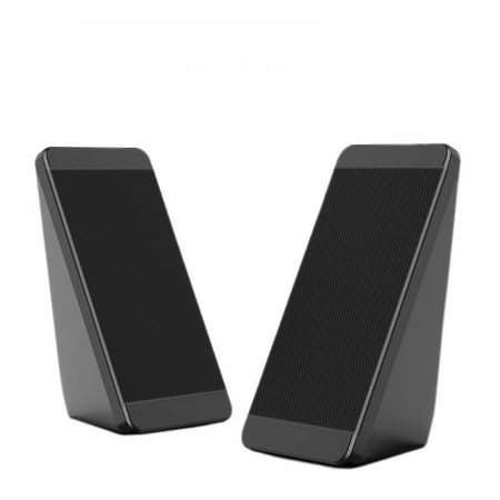 Usb Wired Computer Speakers 1 Pair Pc Elevation Angle Horns For Laptop ...