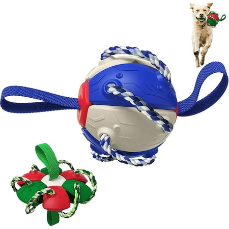 Dog Ball With String Interactive Ball Toy, Pet Toy Flying Saucer Ball ...