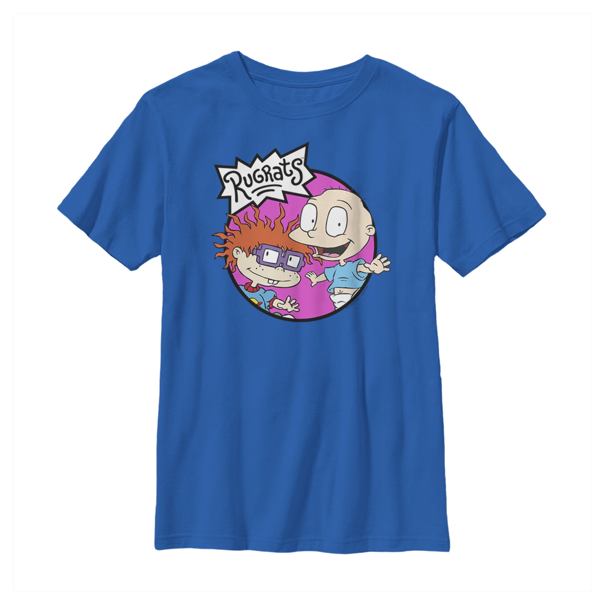 Rugrats - Boy's Rugrats Best Chuckie & Tommy Graphic Tee Royal Blue ...