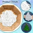 4 Sheets 11.6x8.2 Inch Stick and Stitch Embroidery Patterns Non-woven ...