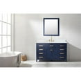 Design Element Valentino 54" Single Sink Vanity in Blue - Walmart.com