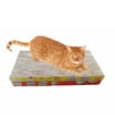 Prime Pets 2 Small Cat Scratcher Cardboard with Catnip, 15.8x4.8 in ...