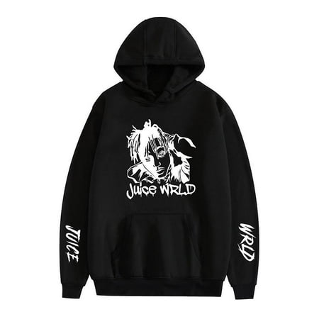 Rapper Juice Wrld Print Fashion Loose Men's And Women's Hooded Sweater ...