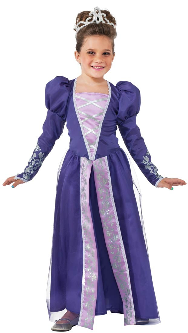 Girls Violet Princess Costume - Walmart.com