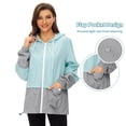 American Trends Women's Waterproof Rain Coat with Hood, Lightweight ...