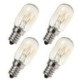 4PCS 10W Refrigerator Bulb E12S Base Replacement Fridge Light Range ...