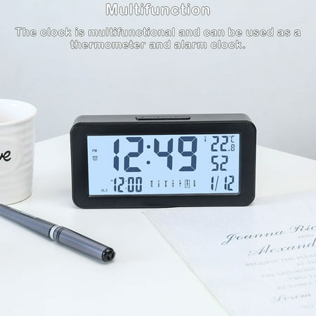 Digital Clock Backlit Multifunctional Temperature Display Table Backlit ...