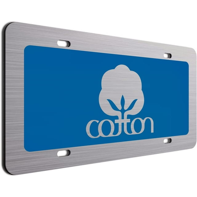 Cotton License Plates and Car Tags - Seal of Cotton gifts - Walmart.com