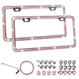 Spoiled Princess, Pink License Plate Tag Frame, Multiple Colors ...