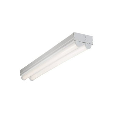 4 ft. Linear White Integrated LED Warehouse Strip Light with 4760 ...