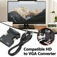 HDMI to VGA Converter Adapter Cable HDMI INPUT to VGA OUTPUT for TV ...