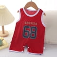 Hrsba Toddler Jumpsuit,Summer Unisex Round Neck Sleeveless Mesh Sports ...
