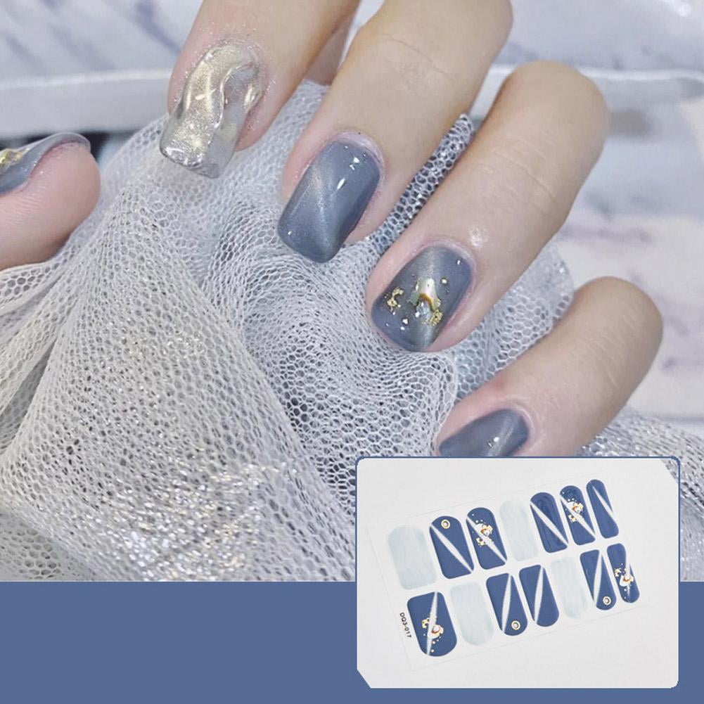 Click here for Liraijei Semi Cured Gel Nail Polish Strips Glitter... prices