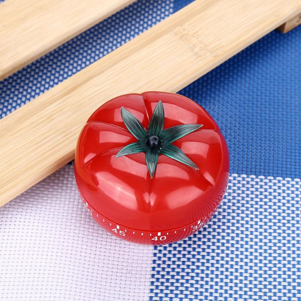 DALX Kitchen Timer Tomato Shape Mechanical Alarm Clock Cooking Baking ...