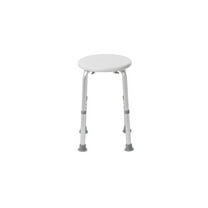 Drive Medical Adjustable Height Bath Stool, White HSA/FSA Eligible ...