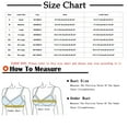 Ahuyic Womens Bra,Summer Plus Size Bra,Womens Solid Color Ventilate ...