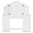 Topbuy Tri-folding Vanity Dressing Dask Display Table Cosmetics ...