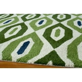 Momeni Habitat Wool Hand Tufted Green Area Rug 5' X 8' - Walmart.com