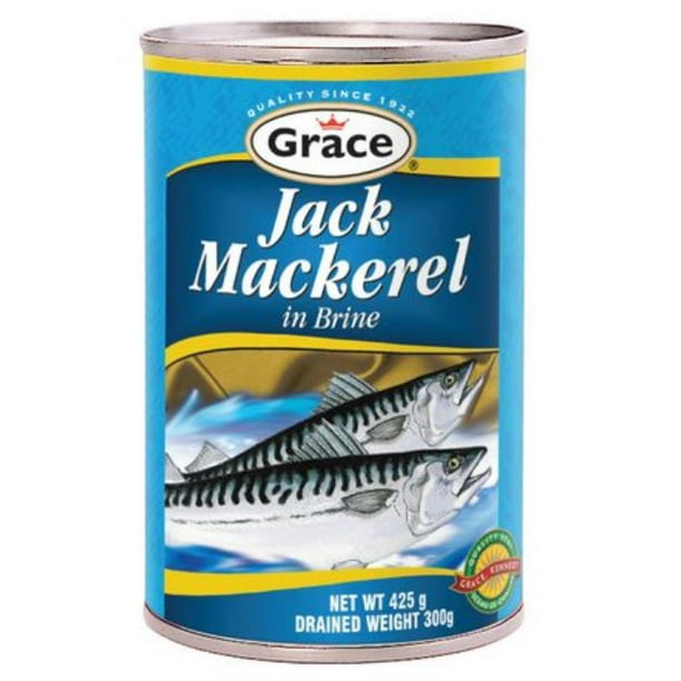 Grace Jack Mackerel in Brine, Canned Seafood - Walmart.com