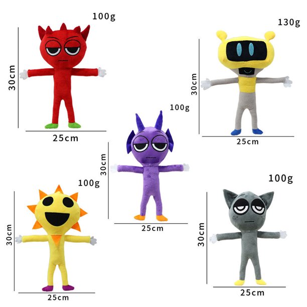 Sprunki juguetes de peluche juego de terror Wenda Oren Raddy Fun Bot ...