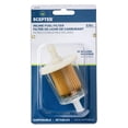 Scepter, 07480, in Line Fuel Filter. Color Clear. "Assembled Product ...